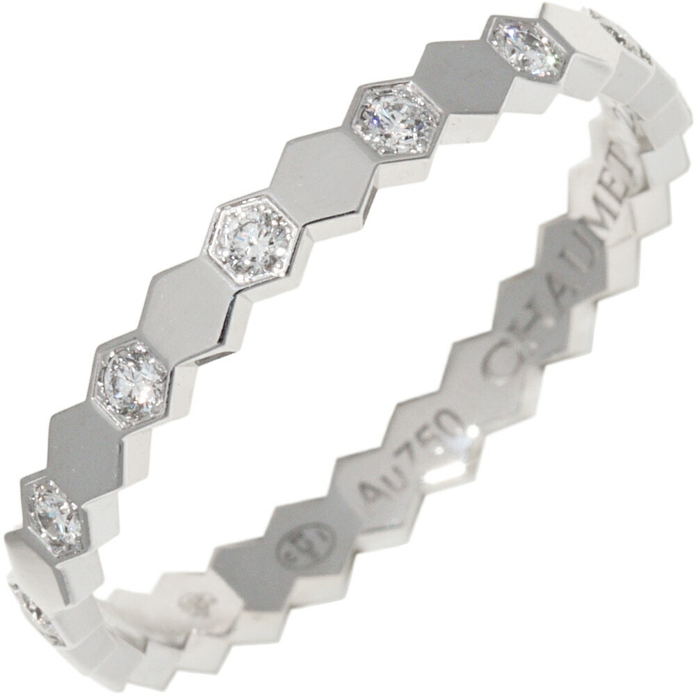 Yahoo!オークション - ショーメ 指輪 K18WG ダイヤ14P(0.21ct) ビーマ...