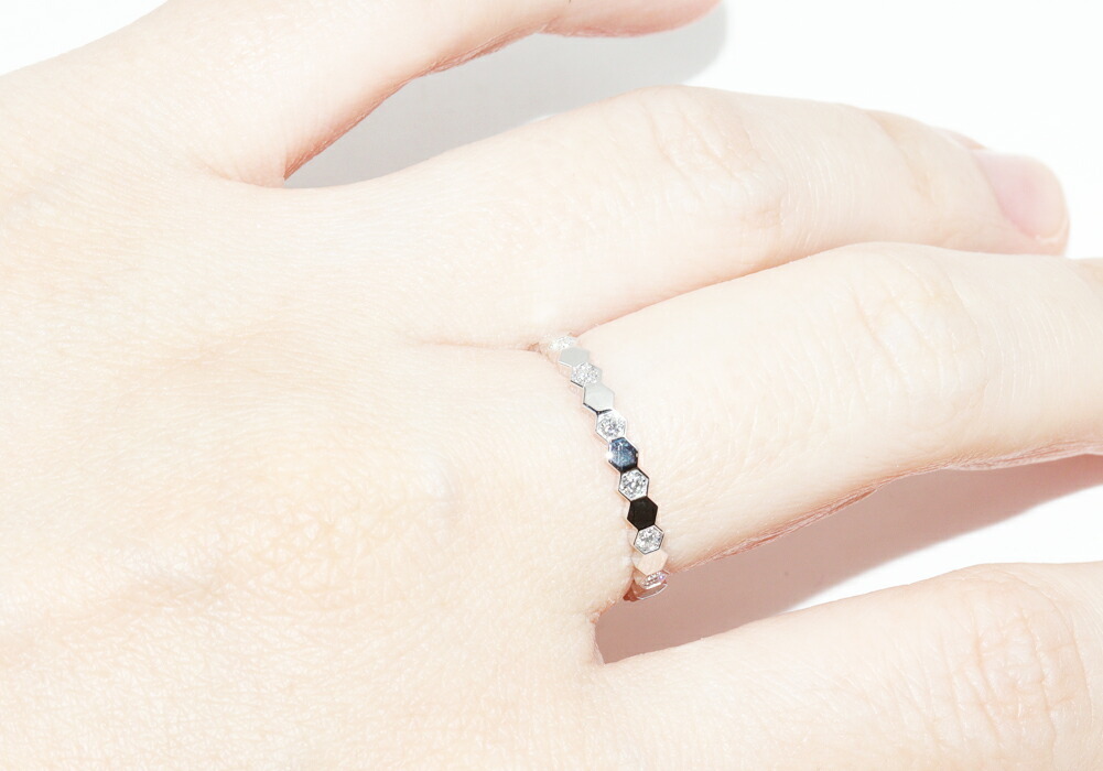 Yahoo!オークション - ショーメ 指輪 K18WG ダイヤ14P(0.21ct) ビーマ...