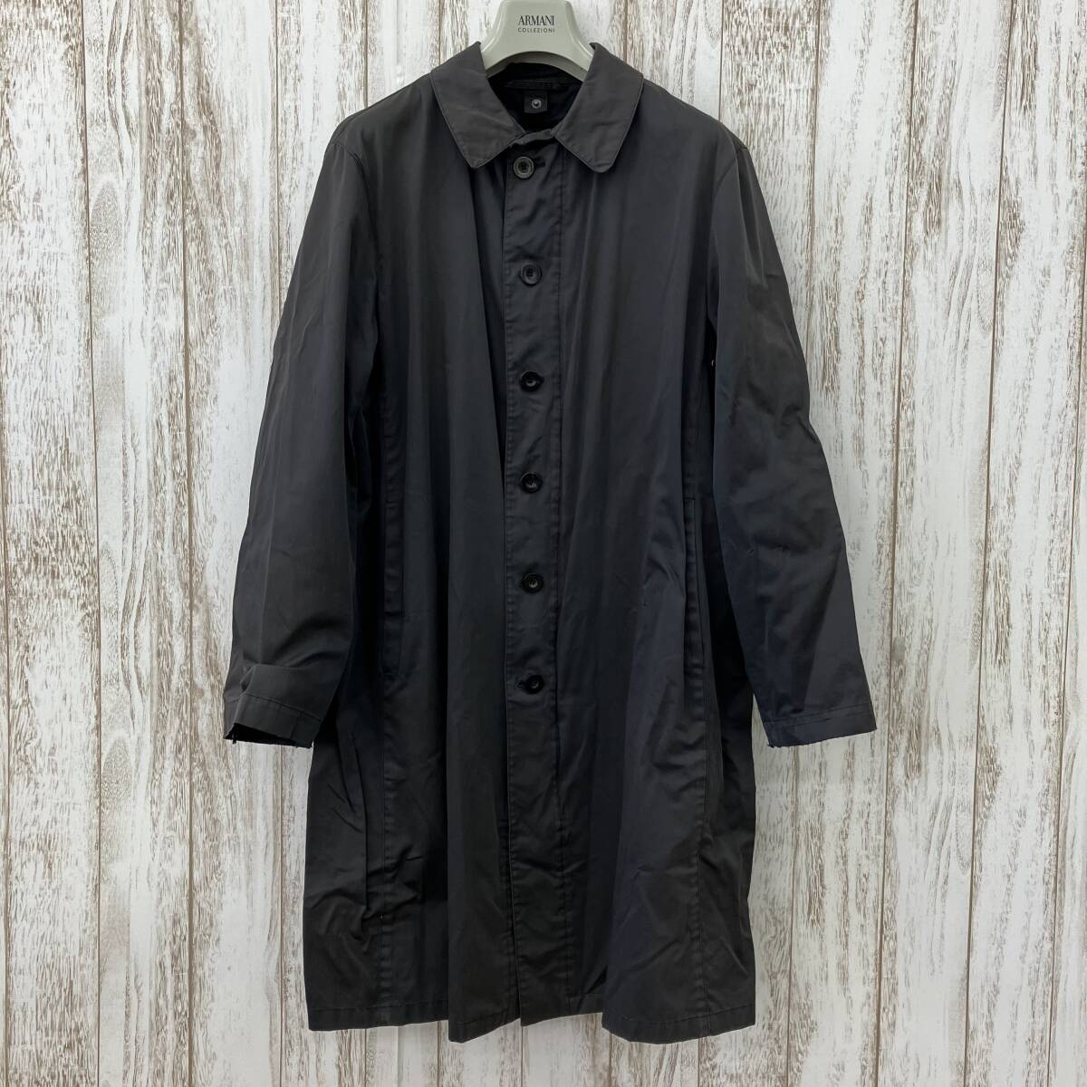 Yahoo!オークション - 【美品】ARMANI COLLEZIONI コート サイズ48 ブ...
