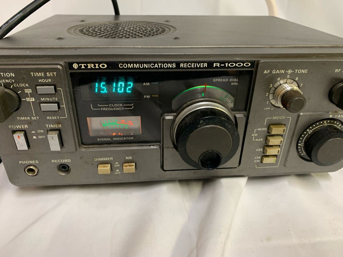 トリオ 受信機 R-1000 アマチュア 無線機 TRIO レシーバー COMMUNICATIONS RECEIVER(受信機)｜売買されたオークション情報、yahooの商品情報をアーカイブ ...