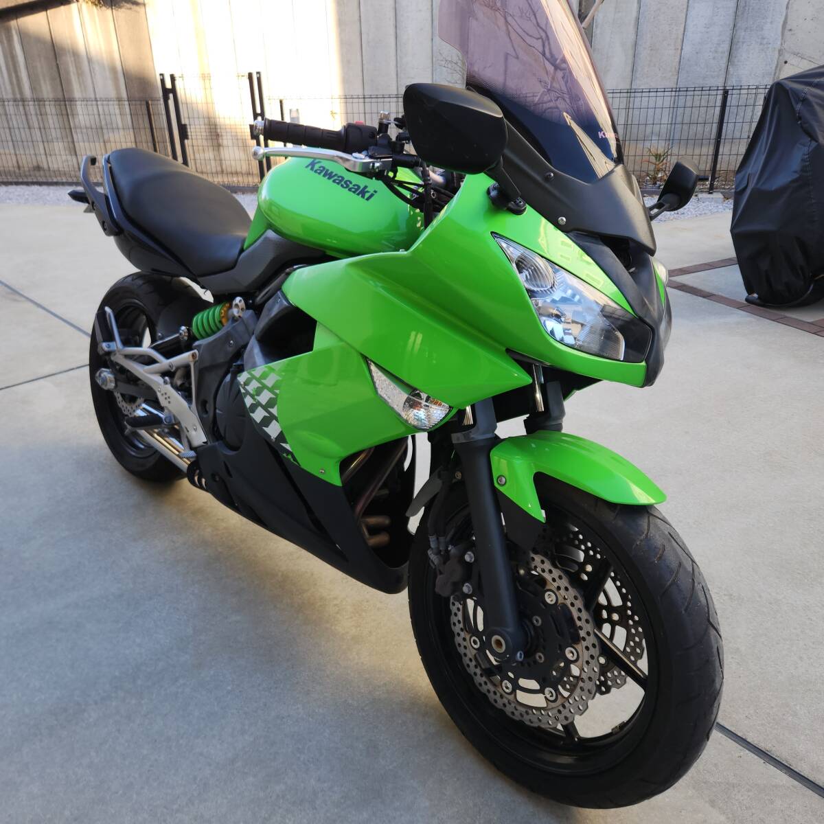 Yahoo!オークション - 低走行 ETC付き カワサキ Ninja400R ER400B カス...