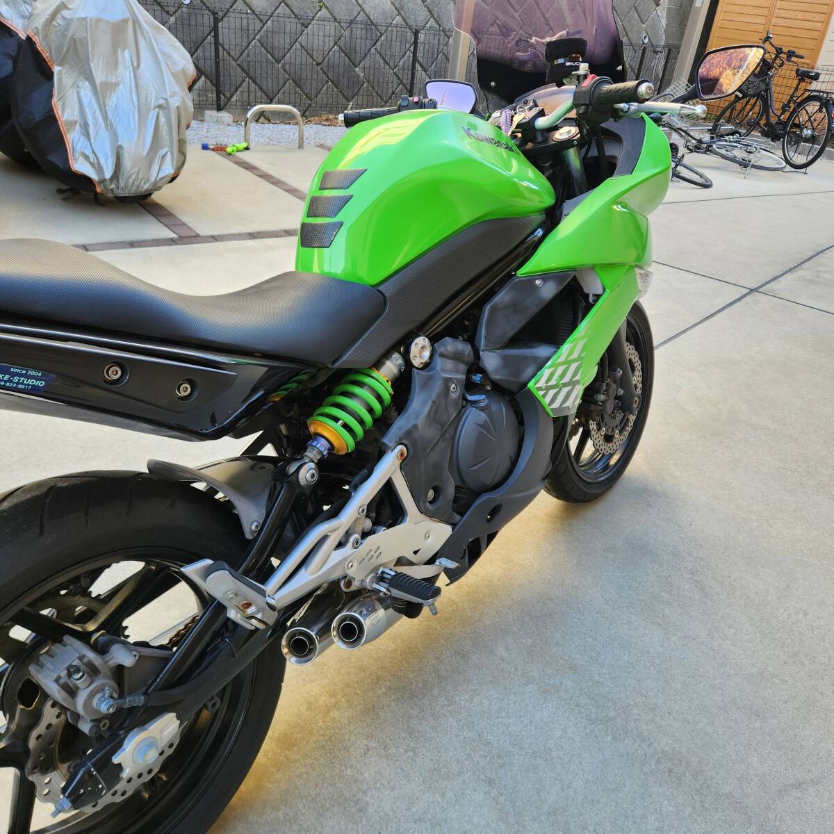 Yahoo!オークション - 低走行 ETC付き カワサキ Ninja400R ER400B カス...