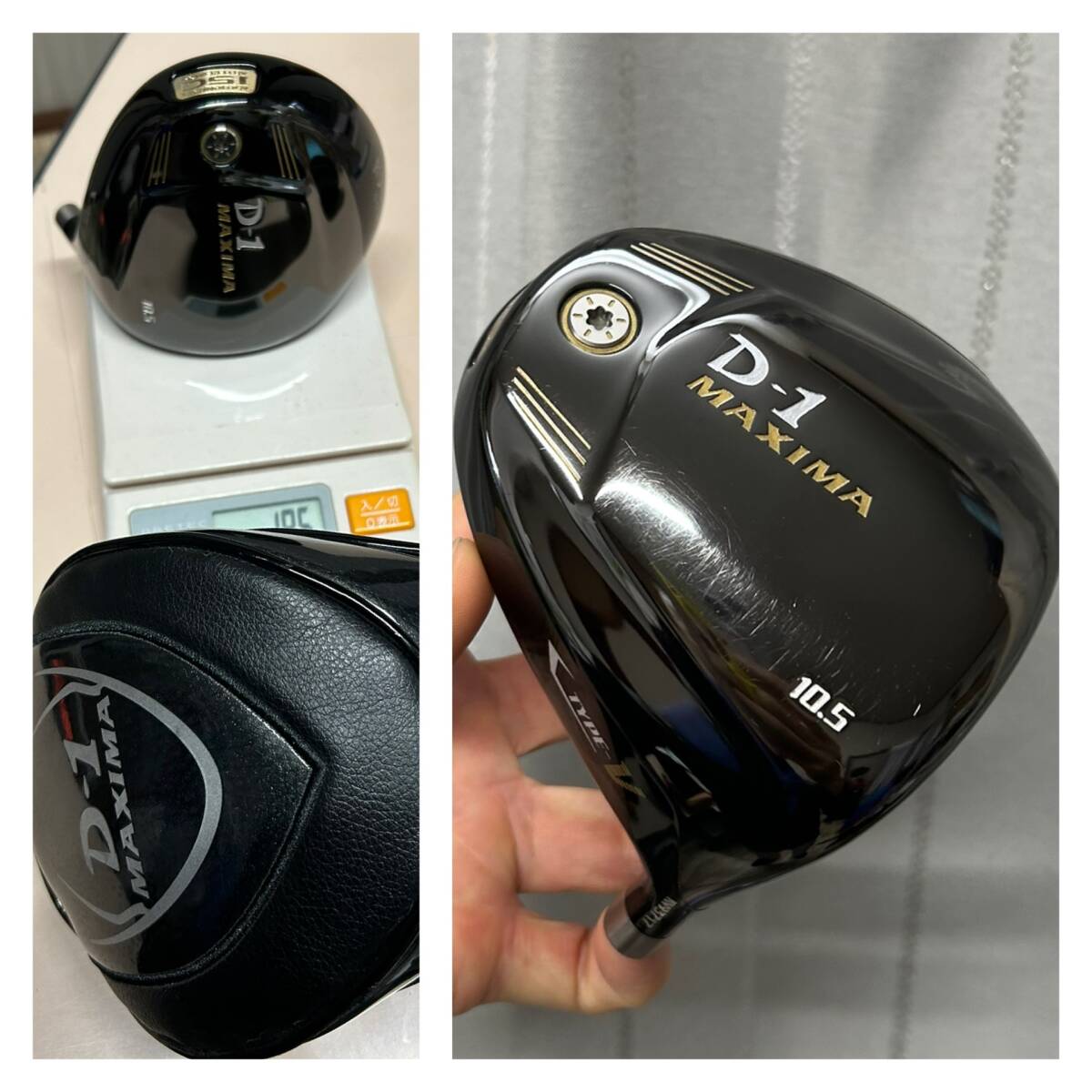 Yahoo!オークション - 綺麗/RYOMA D-1 MAXIMA-TYPE-V 10.5° 195gヘッ...