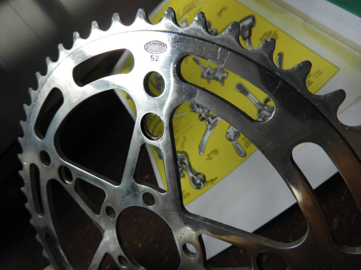 Yahoo!オークション - STRONGLIGHT 52T 49D 稀少 ギヤ クランク ス...