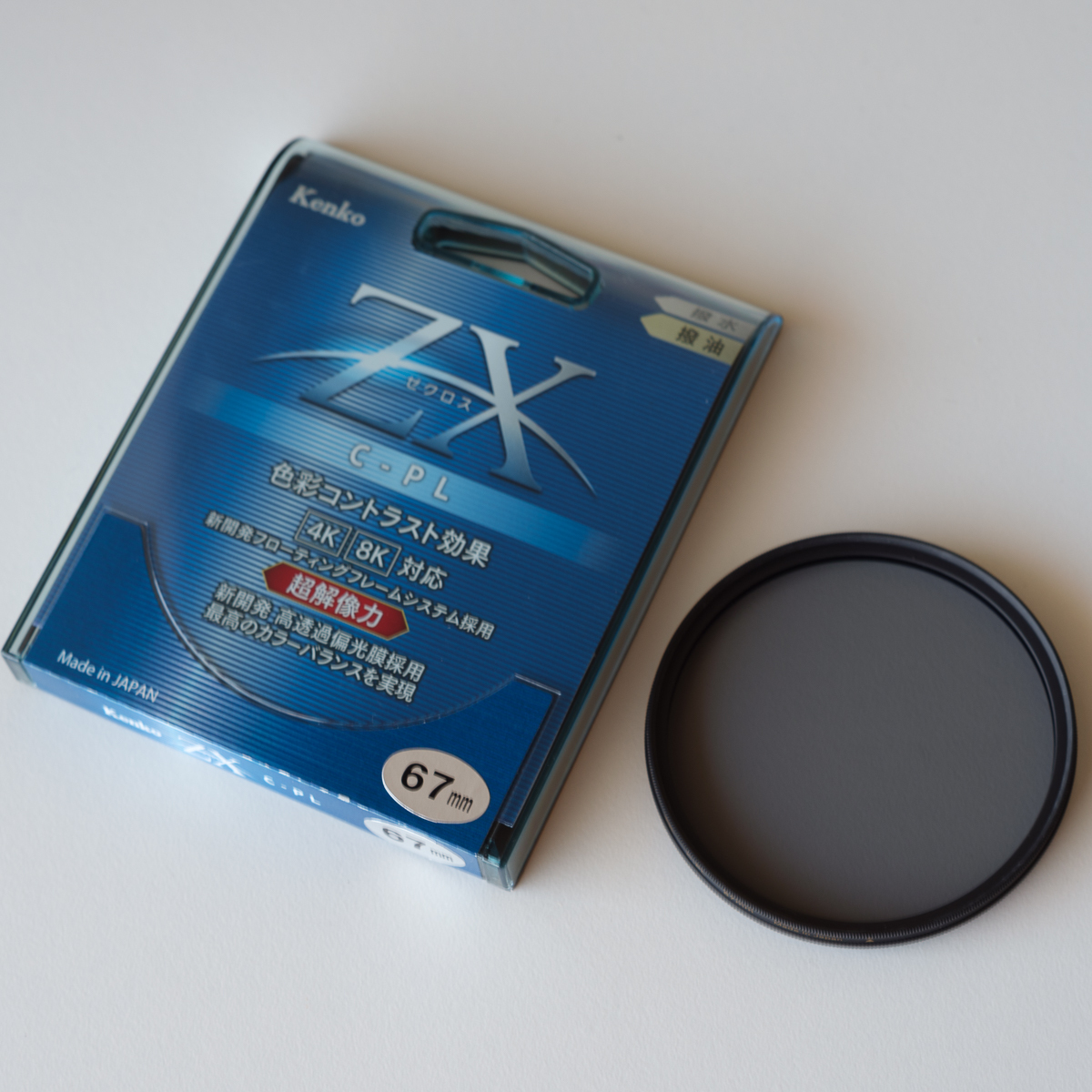 Yahoo!オークション - Kenko ケンコー 67mm ZX（ゼクロス） C-PL フィ...