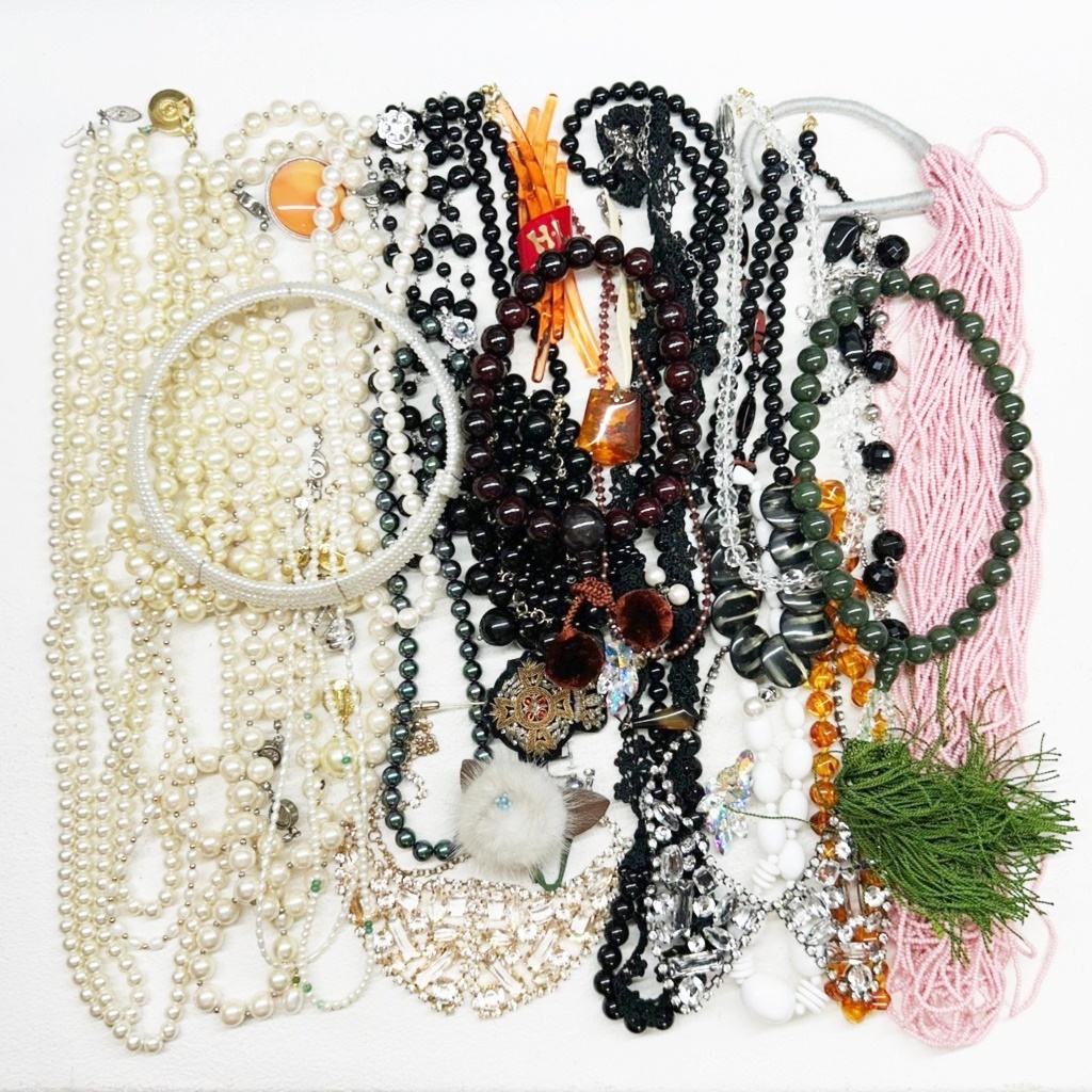 Yahoo!オークション - 【人気】アクセサリー まとめ 総重量 1 215g ネ...