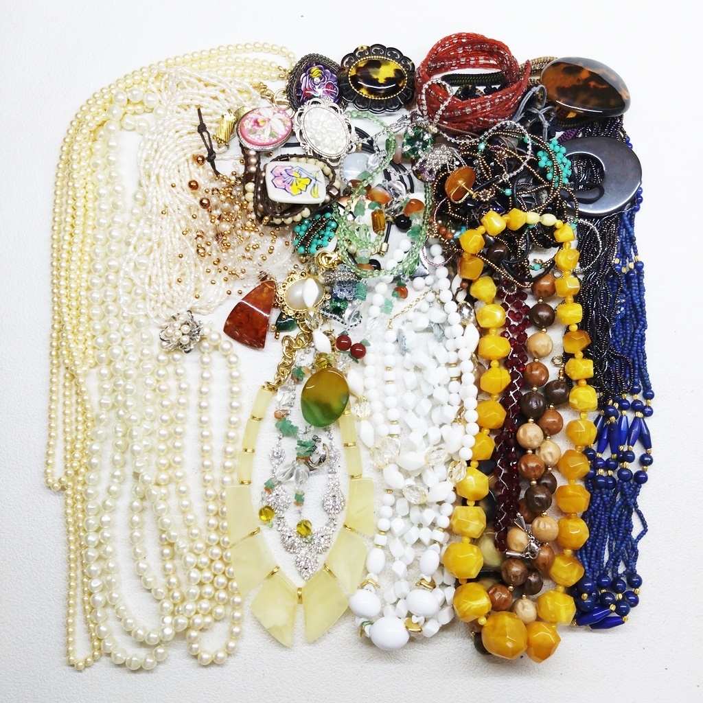 Yahoo!オークション - 【人気】アクセサリー まとめ 総重量 1 235g ネ...