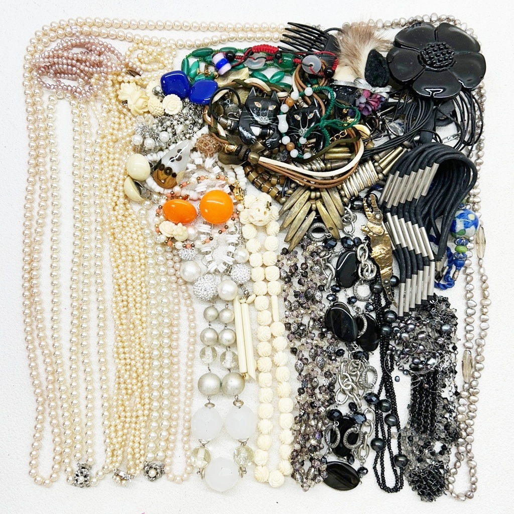 Yahoo!オークション - 【人気】アクセサリー まとめ 総重量 1 245g ネ...