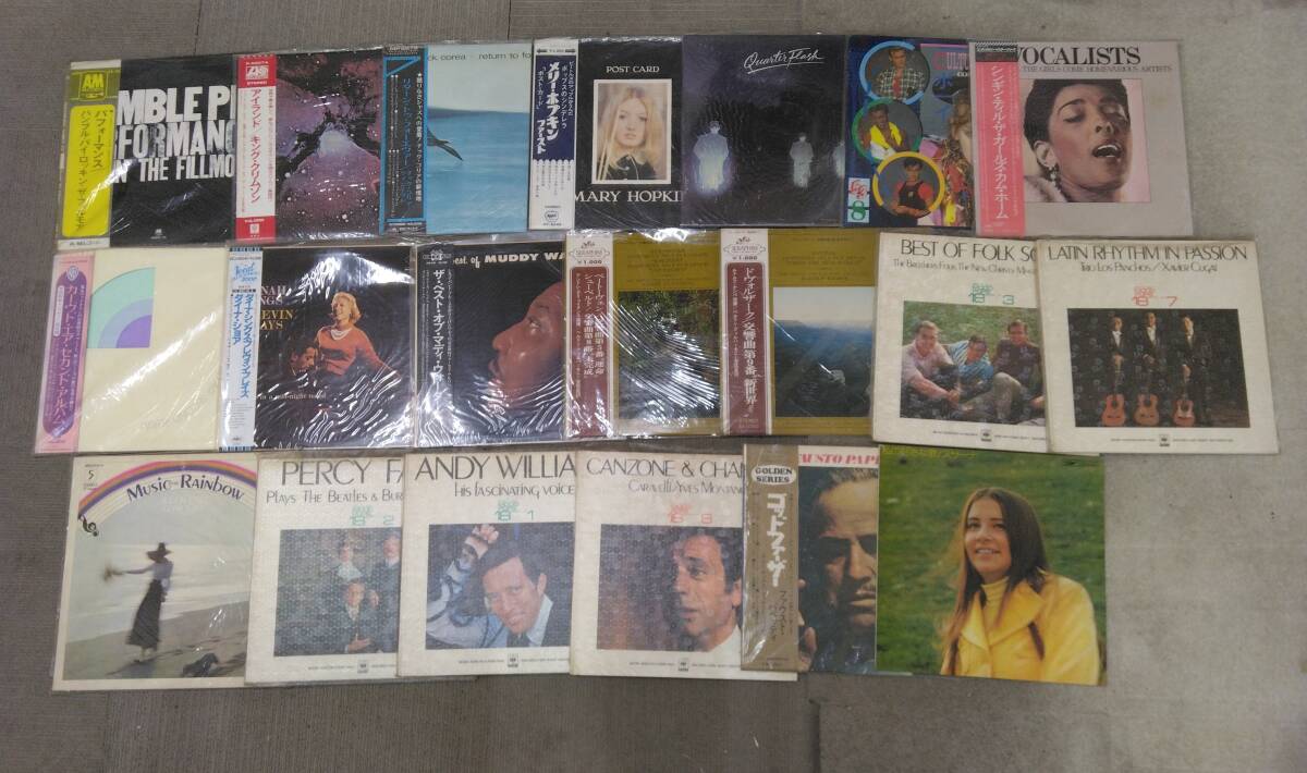 Yahoo!オークション - M419 棚6 ジャンク品 LP盤レコード 洋楽20枚セッ...