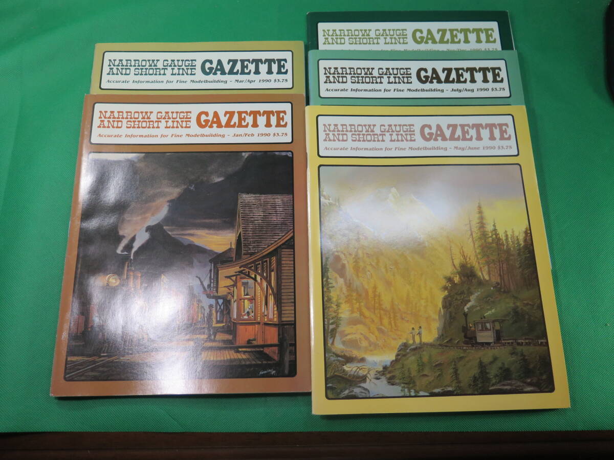 Yahoo!オークション - 書籍 NARROW GAUGE GAZETTE 90年度 5冊セット