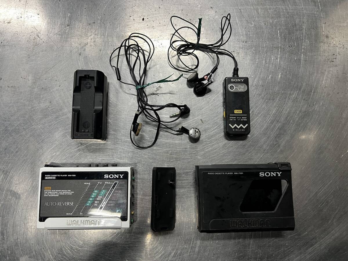 Yahoo!オークション - SONY WALKMAN WM-F501 ジャンク品 used