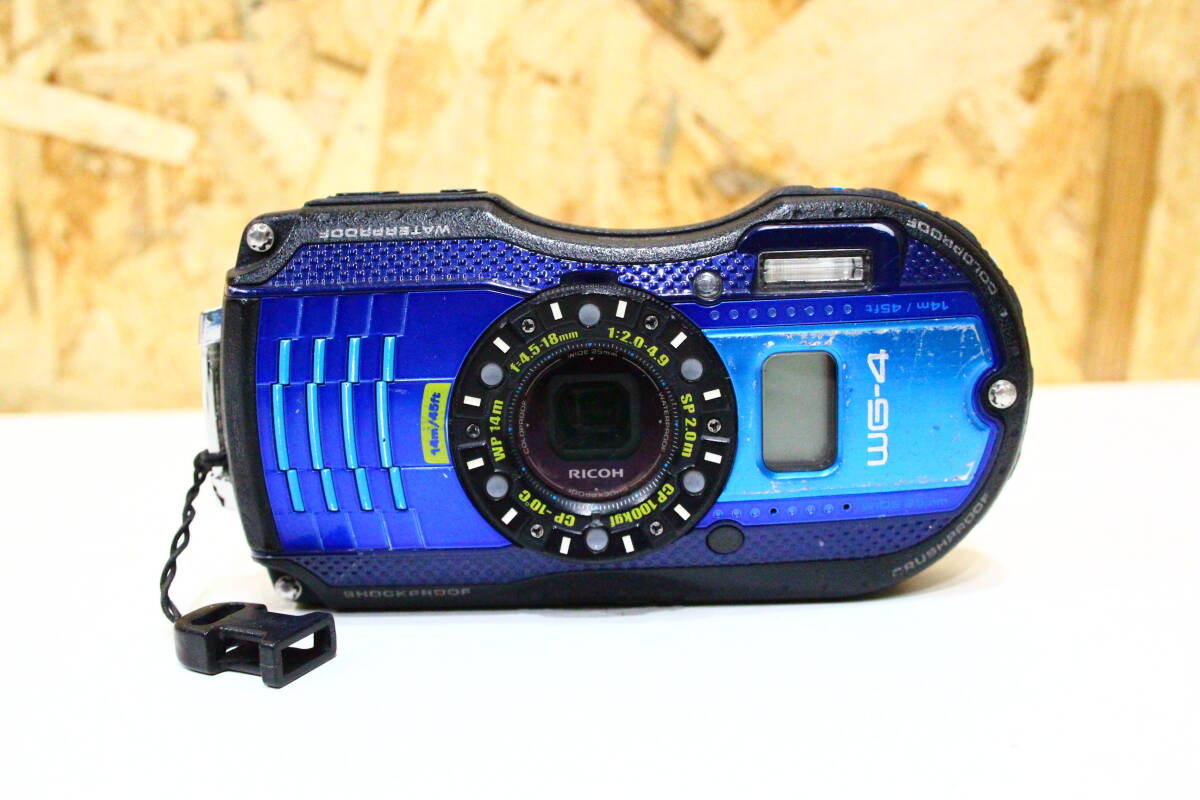 TJ02124 リコー RICOH WG-4 GPS 防水デジタルカメラ コンパクトデジタルカメラ ヨビバッテリ－付き 動作未確認 現状品(リコー)｜売買されたオークション情報、yahooの ...