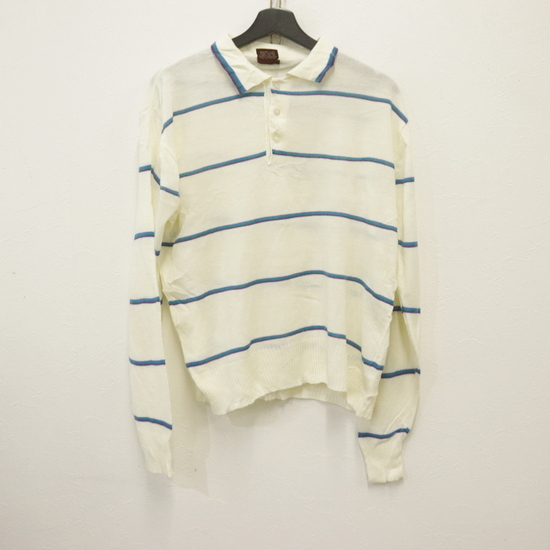 Yahoo!オークション - j79 80sビンテージ emphasis ニットポロシャツ 1...