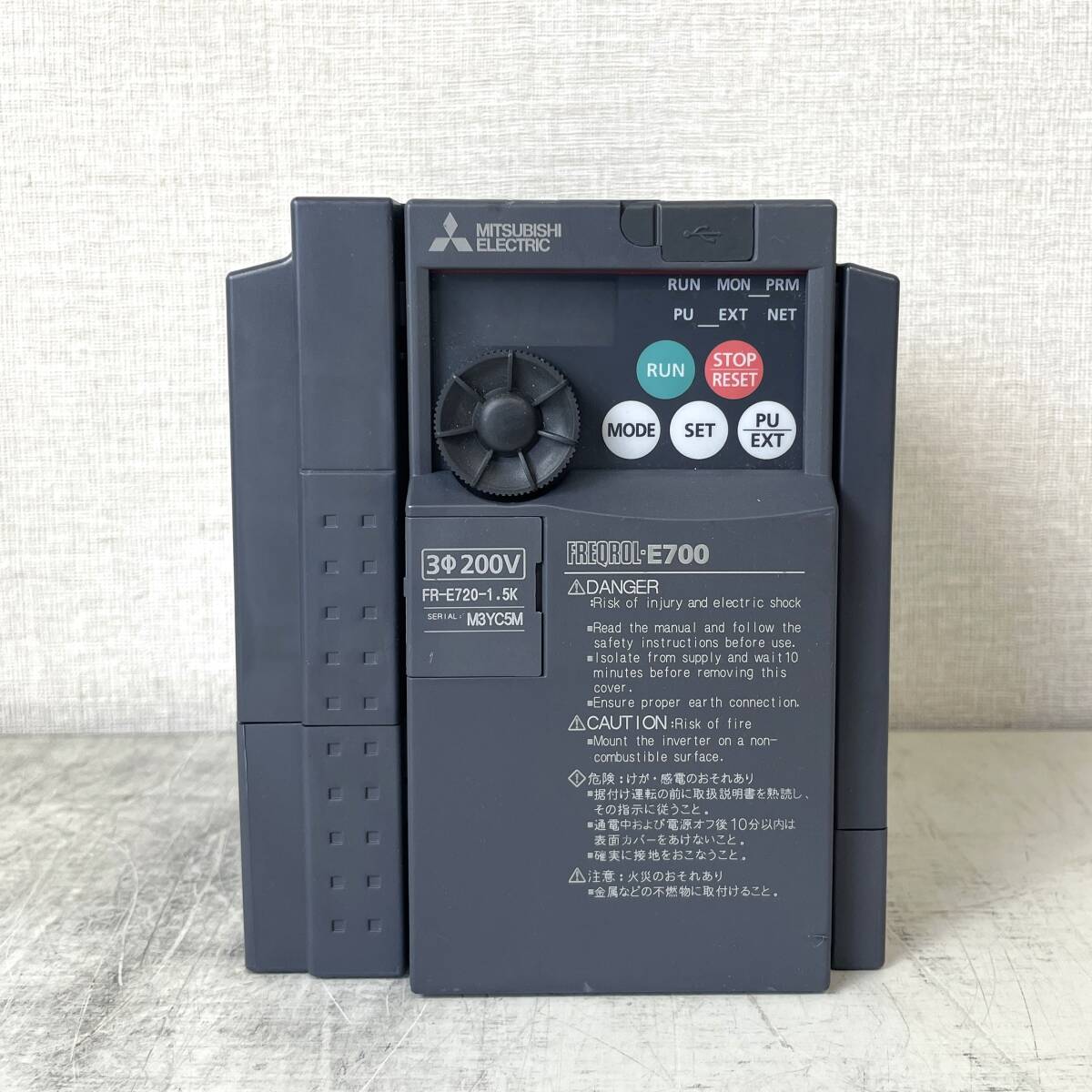 MITSUBISHI INVERTER FR-E720-1.5K 2023-11 現状品 B-356(その他)｜売買されたオークション情報、yahooの商品情報をアーカイブ公開 ...