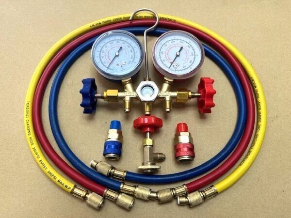 Yahoo!オークション - 送料無料 即決処分特価 マニホールドゲージ エ...