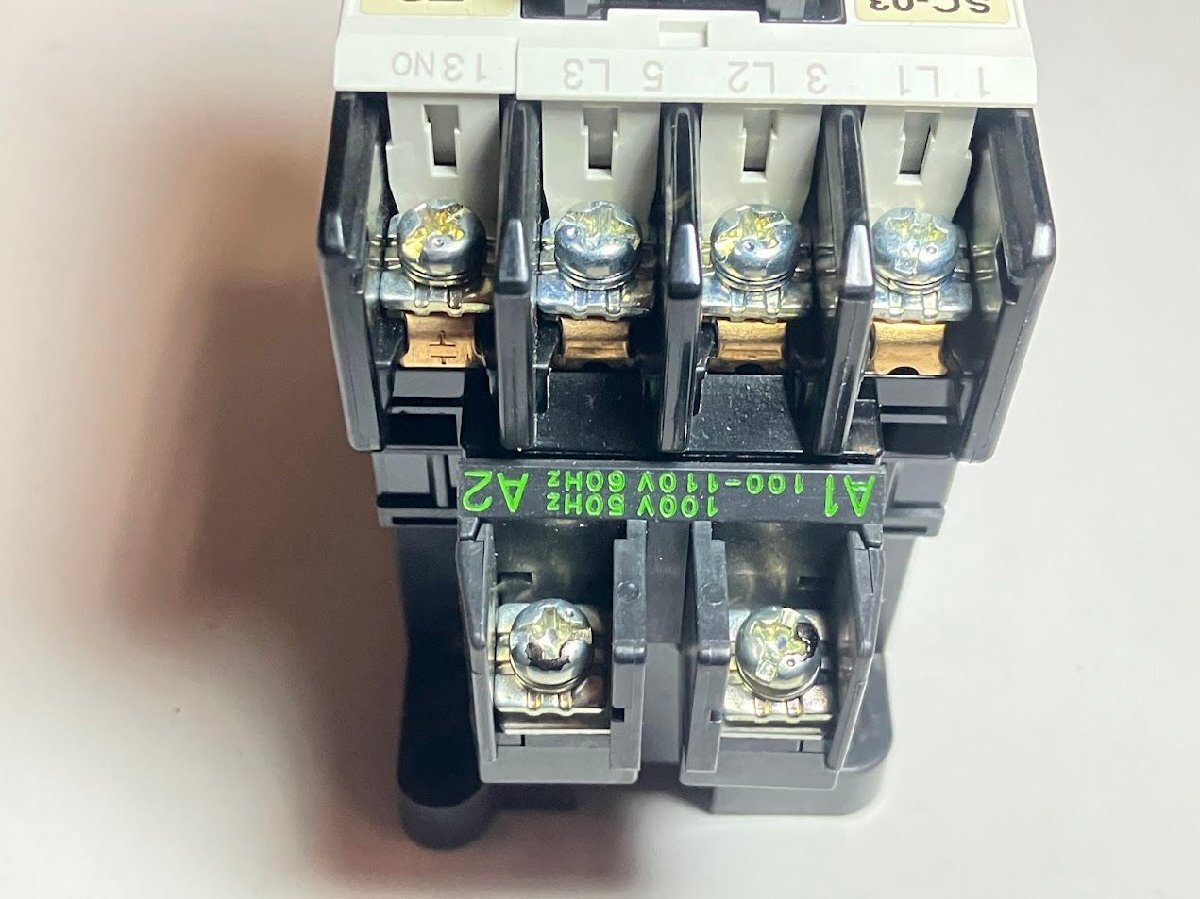 Yahoo!オークション - D0622#富士電機 マグネットスイッチ sc-03 AC100...