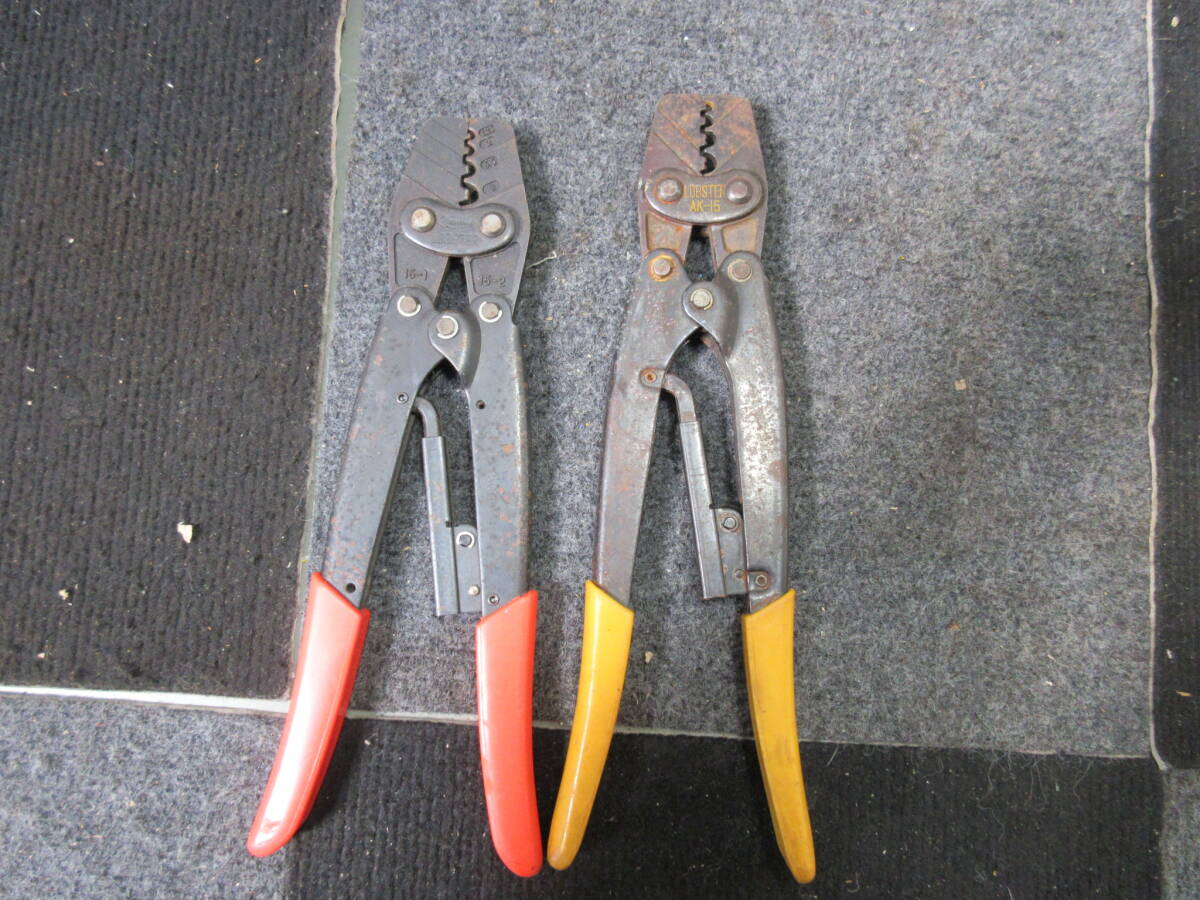 Yahoo!オークション - 棚14・A44 圧着端子 裸圧着端子 圧着工具 LOBSTE...