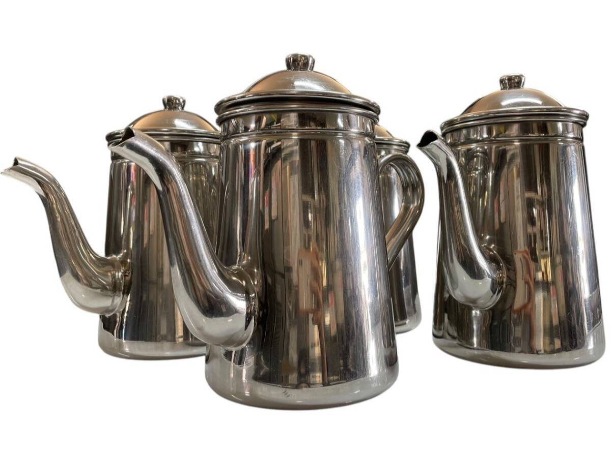 Yahoo!オークション - EBM 18-8 コーヒーポット#13 4個セット コーヒ...