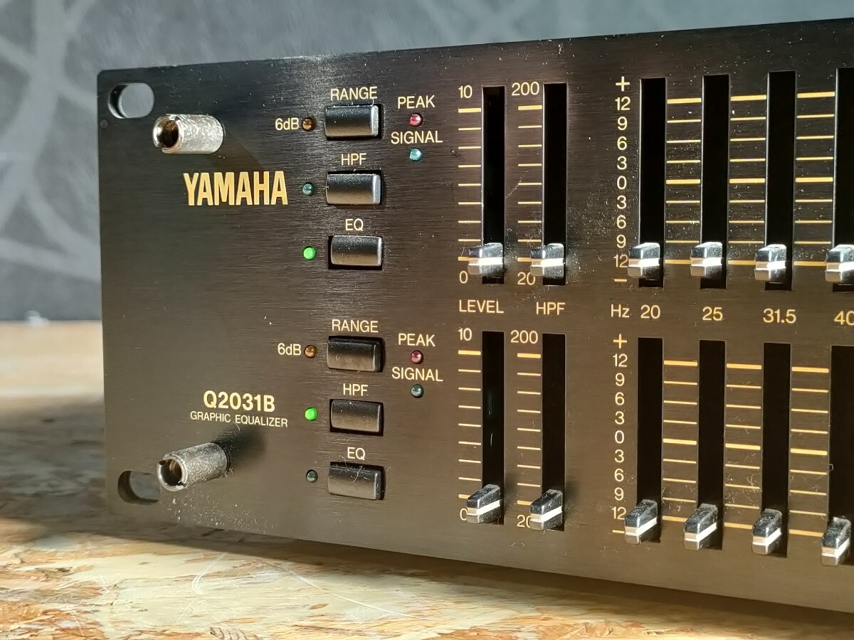 Yahoo!オークション - （UB021）YAMAHA グラフィックイコライザー Q203...