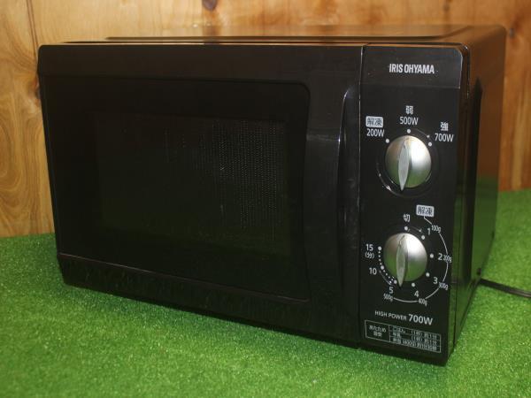 Yahoo!オークション - 2111 アイリスオーヤマ 電子レンジ EMO-F518-5-B...