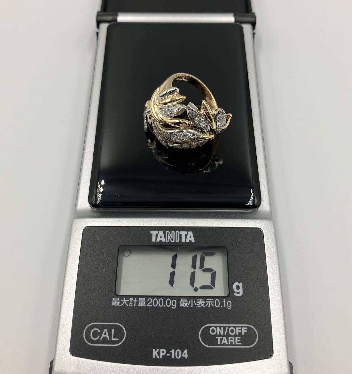 Yahoo!オークション - 【美品】 K18 Pt900 ダイヤモンド 0.62ct リング...