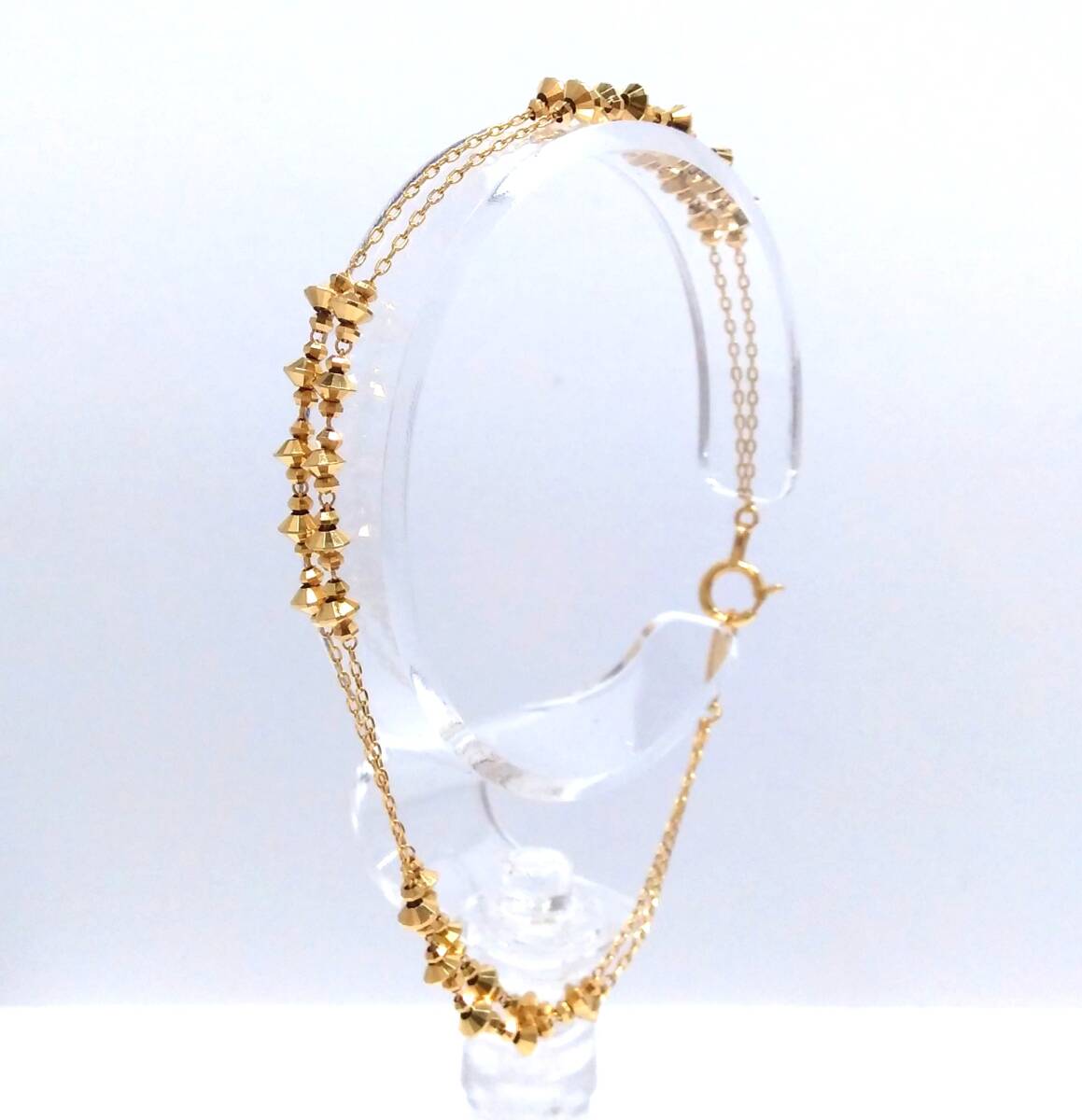 Yahoo!オークション - K18 ブレスレット 約18cm 2.7g