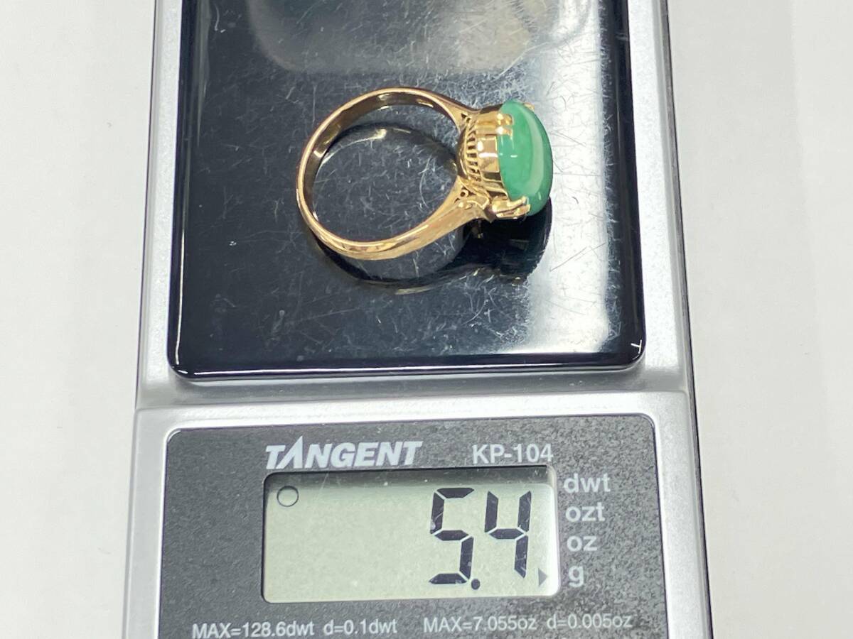 Yahoo!オークション - K18 #14 5.4g CS付 デザインリング