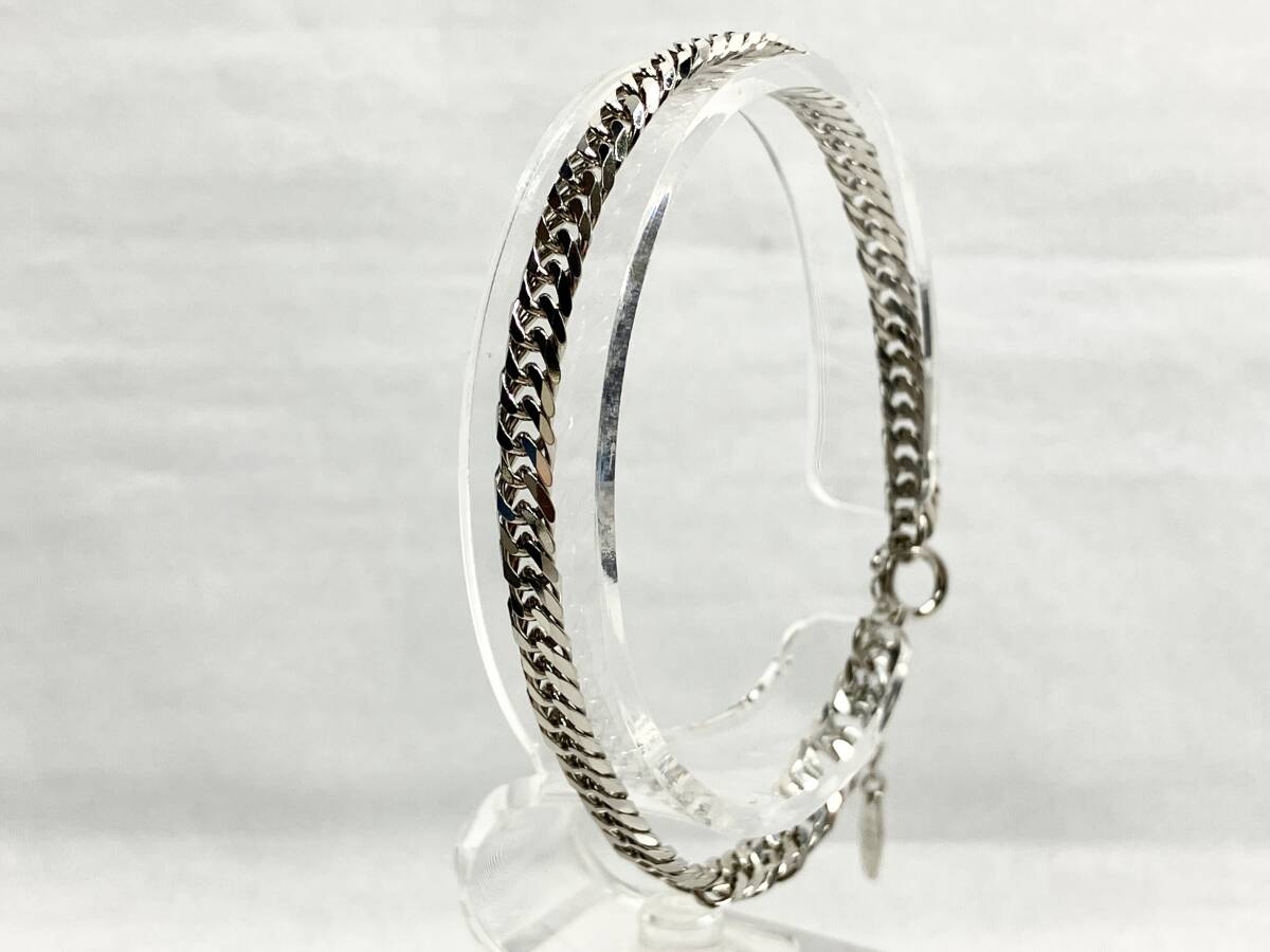 Yahoo!オークション - Pt999 六面喜平 ブレスレット 16~18cm 9.4g 幅0....