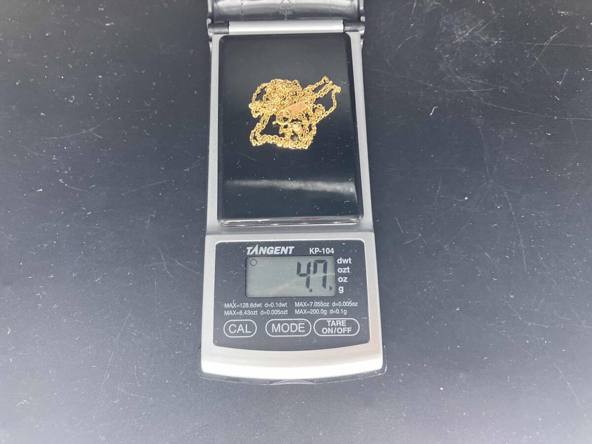 Yahoo!オークション - K18 70cm/4.7 g ネックレス