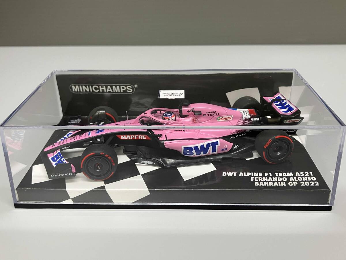Yahoo!オークション - MINICHAMPS 1/43 BWT ALPINE F1 TEAM A521 フェ...