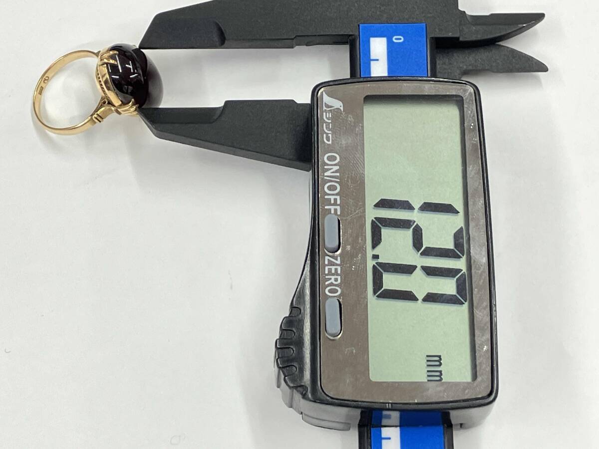 Yahoo!オークション - K18 #9 5.5g CS付 デザインリング