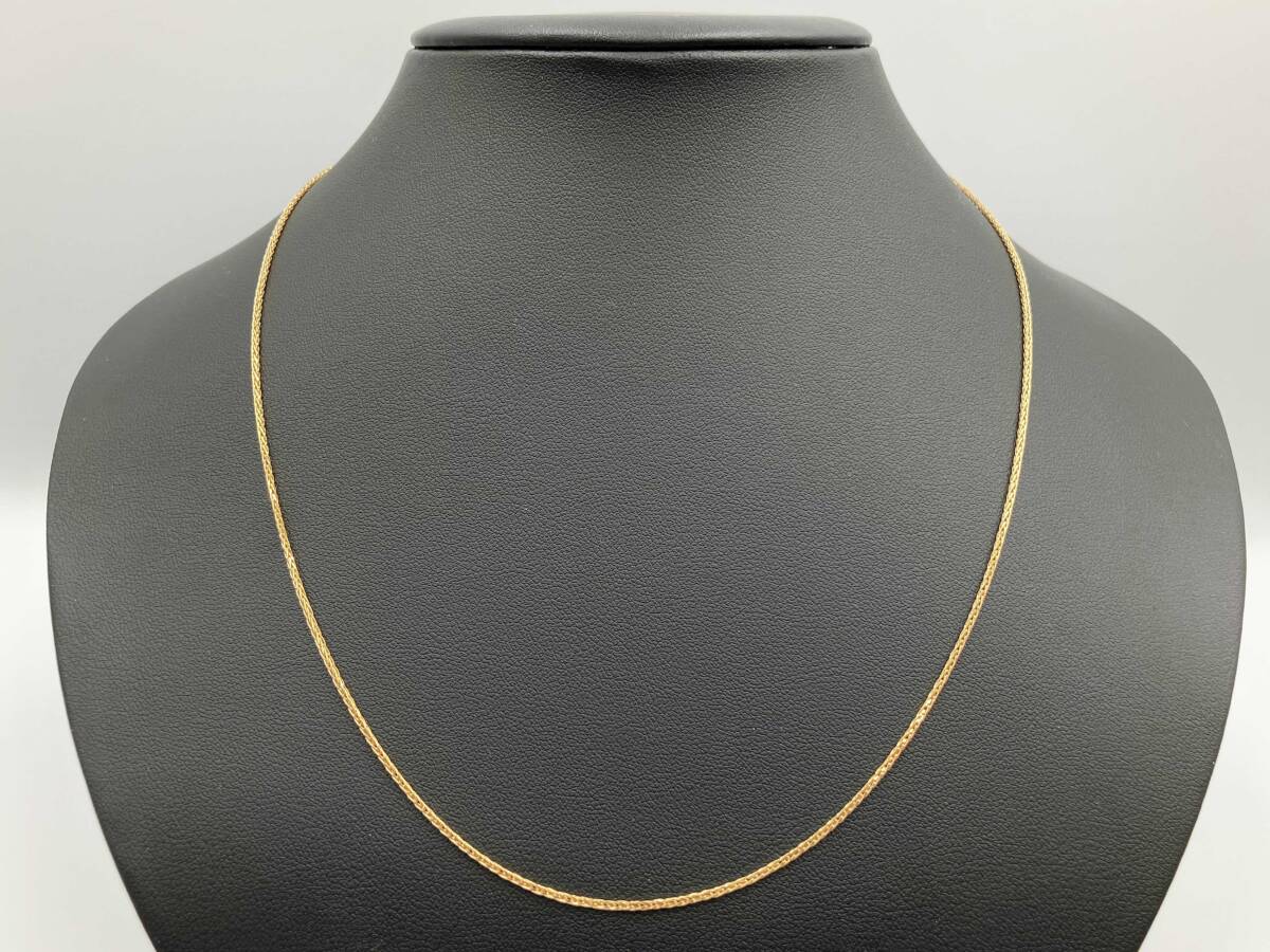 Yahoo!オークション - 美品 K18 ゴールド チェーン ネックレス 4.2g 50...
