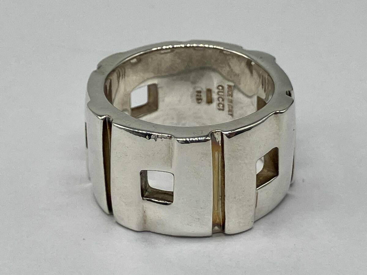 Yahoo!オークション - GUCCI sv925 シルバー リング モダニスト