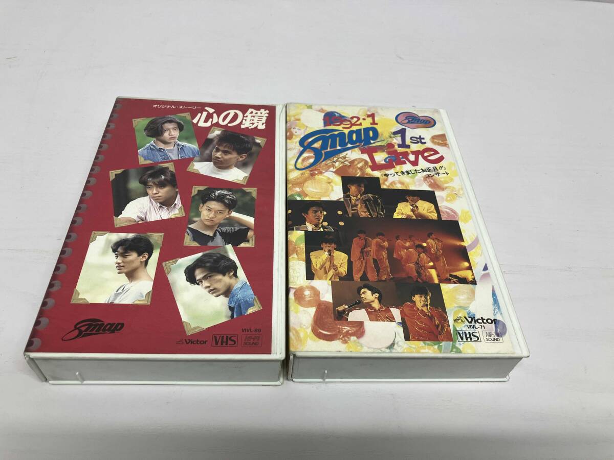 Yahoo!オークション - ジャンク 【VHS】SMAP 1992.1 1stLIVE 心の鏡