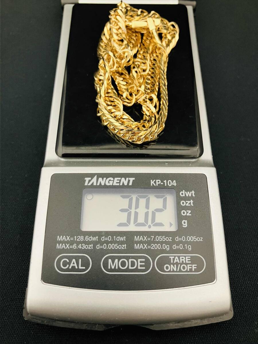 Yahoo!オークション - K18 ／八面喜平トリプル／40cm ／30.2g