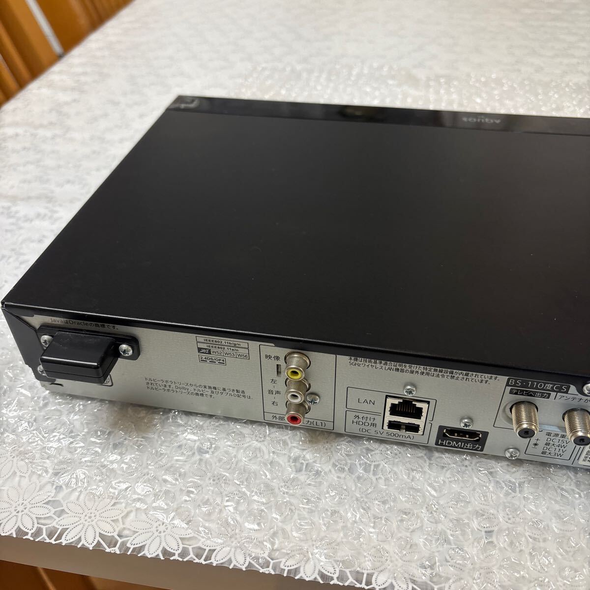 Yahoo!オークション - SHARP AQUOS BD BD-W2700 Blu-ray Disc 通電 ジ...