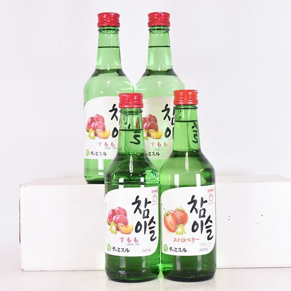 Yahoo!オークション - 同梱不可 4本セット 眞露 チャミスル すもも/ス...