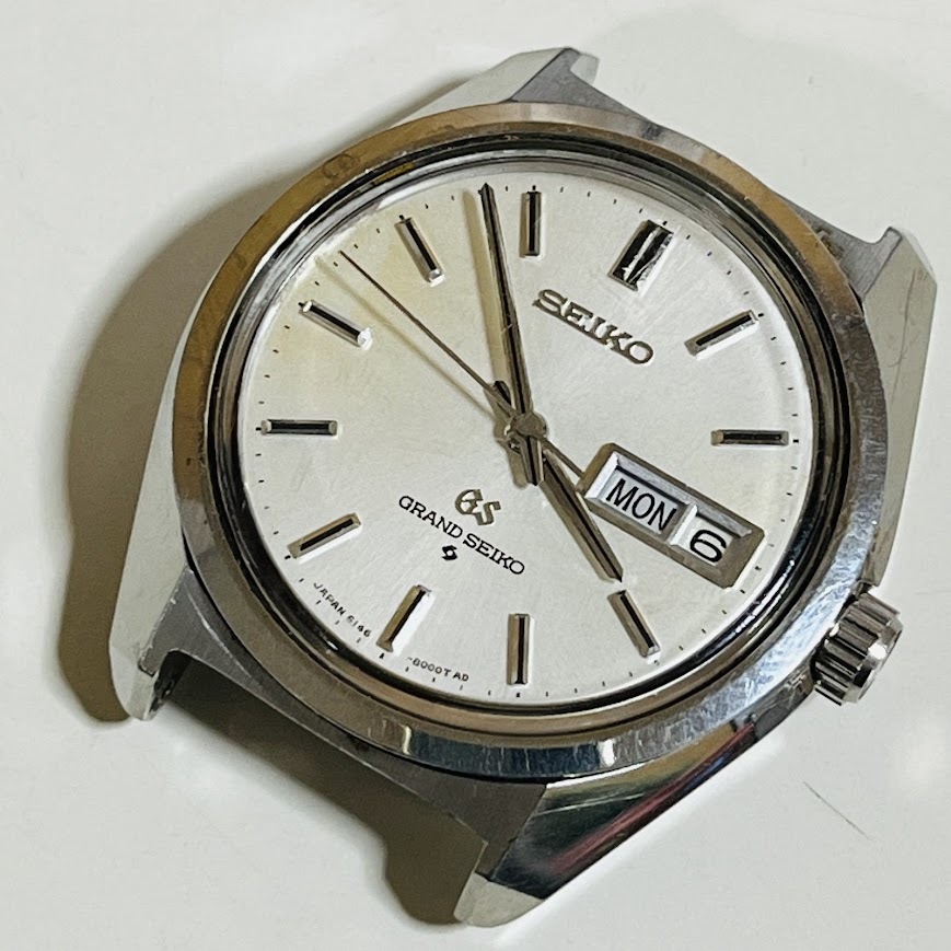 GRAND SEIKO グランドセイコー デイデイト 6146-8000 メダリオン SS 自動巻き メンズ 本体のみ(グランドセイコー)｜売買されたオークション情報、yahooの商品情報を ...