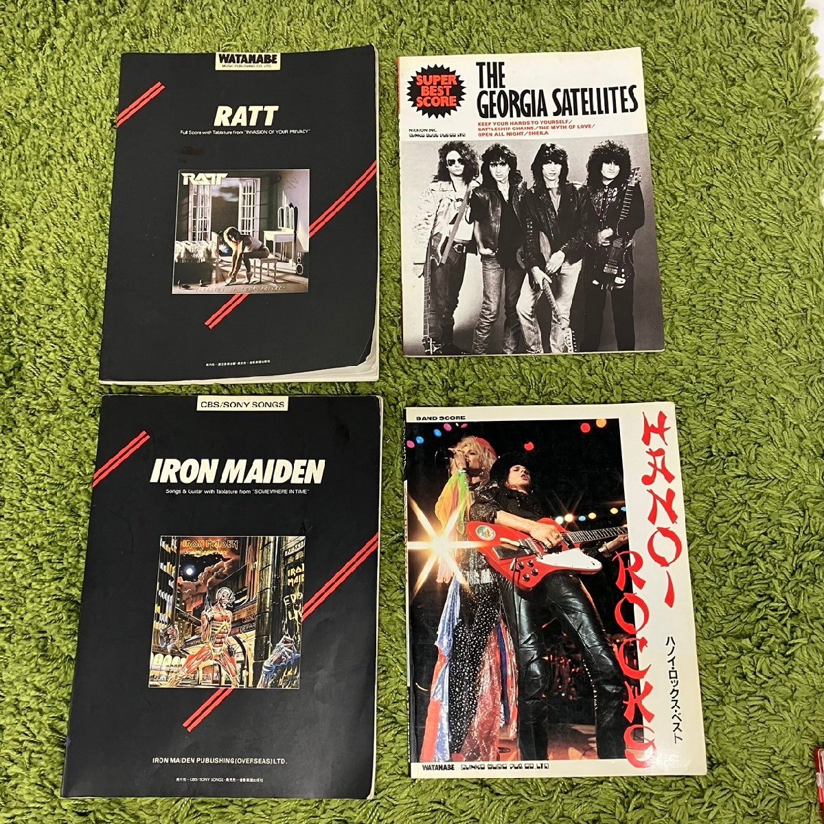 Yahoo!オークション - K1302 IRON MAIDEN / RATT / THE GEORGIA SATELL...