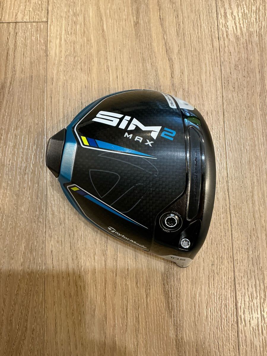 Yahoo!オークション - テーラーメイド SIM2 MAXドライバーヘッド10.5