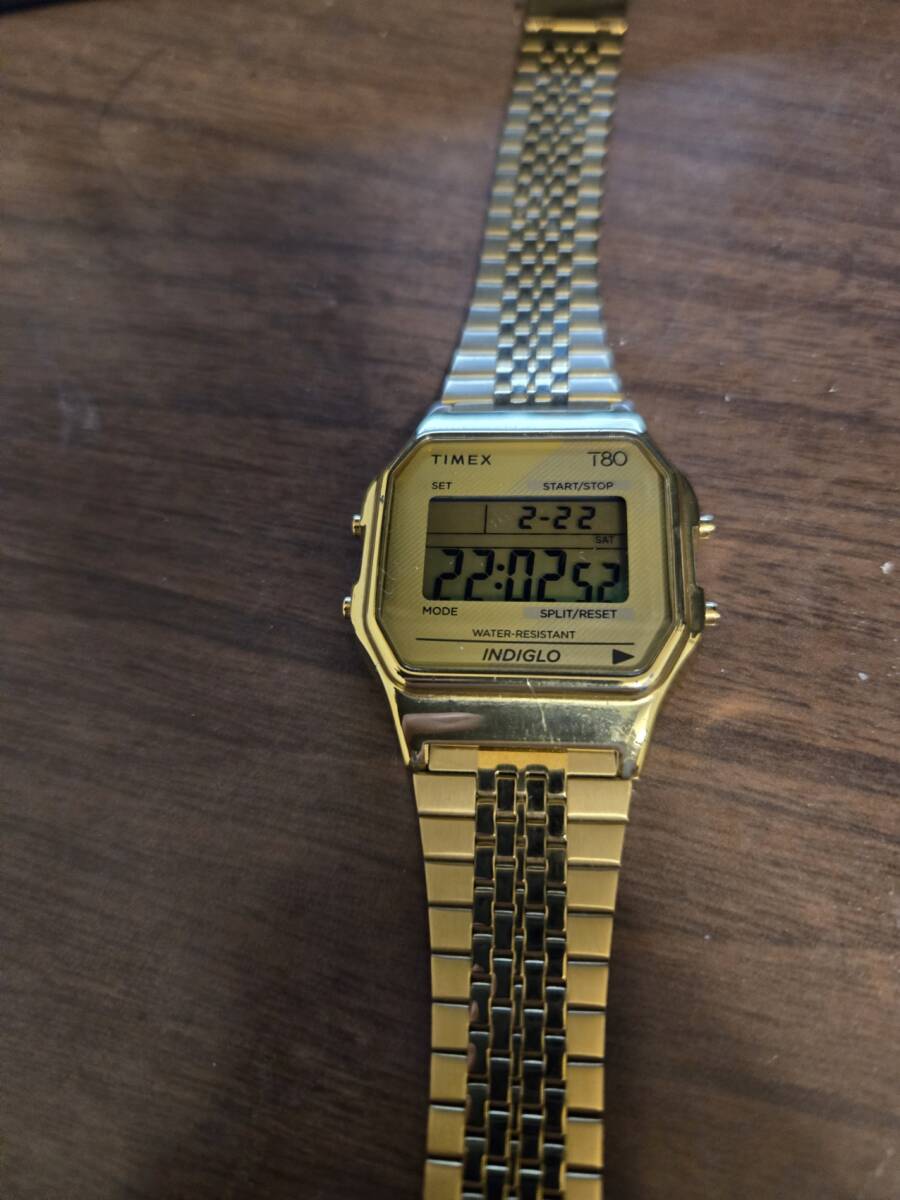 Yahoo!オークション - TIMEX T80 ゴールド