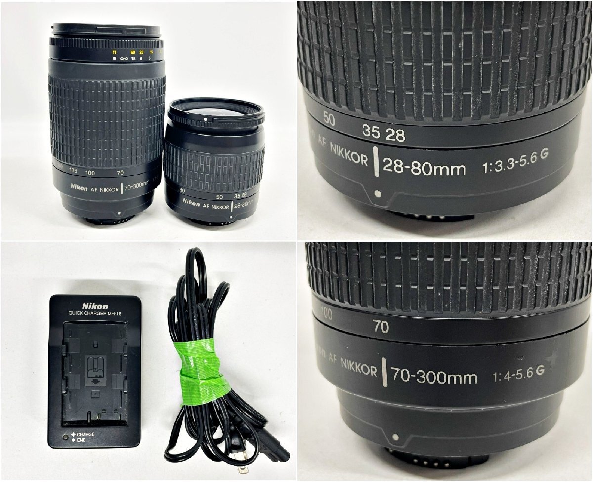 Yahoo!オークション - Nikon ニコン D70 AF NIKKOR 28-80mm 1 3.3-5.6G...