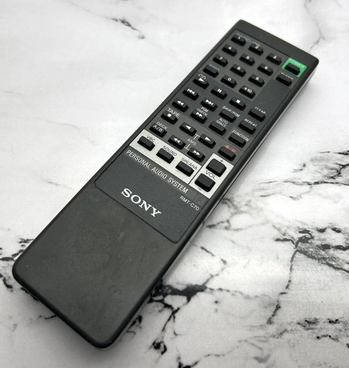 Yahoo!オークション - 【H386】SONY/ソニー/RMT-C70/オーディオリモコ...