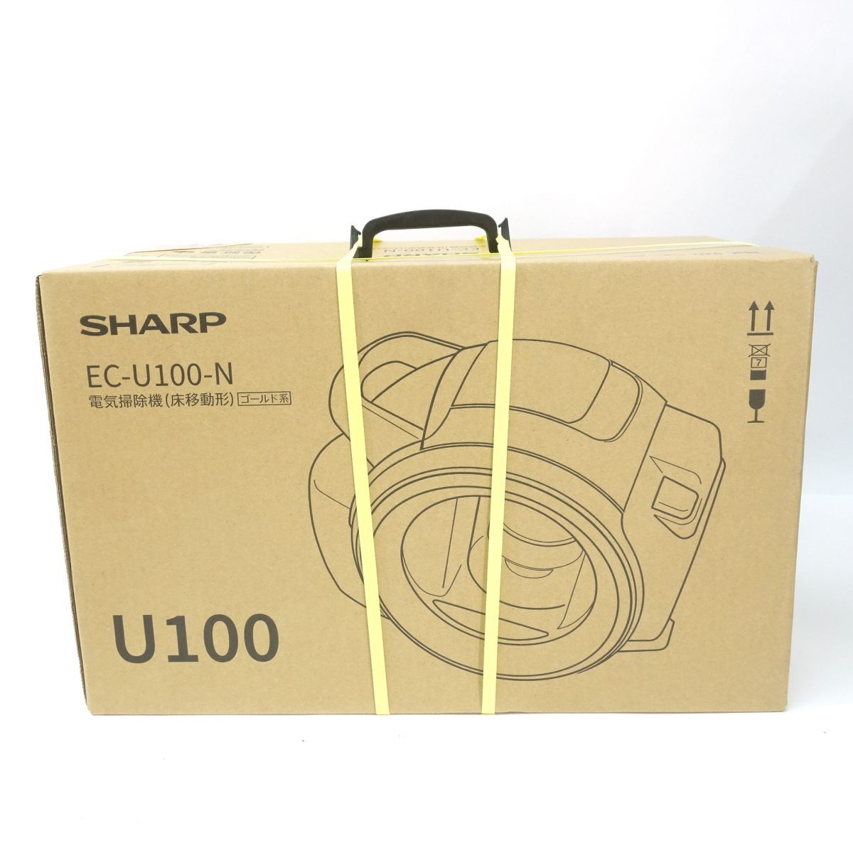 106 SHARP シャープ EC-U100-N 遠心分離サイクロン掃除機 ゴールド(シャープ)｜売買されたオークション情報、yahooの商品情報をアーカイブ公開 - オークファン ...