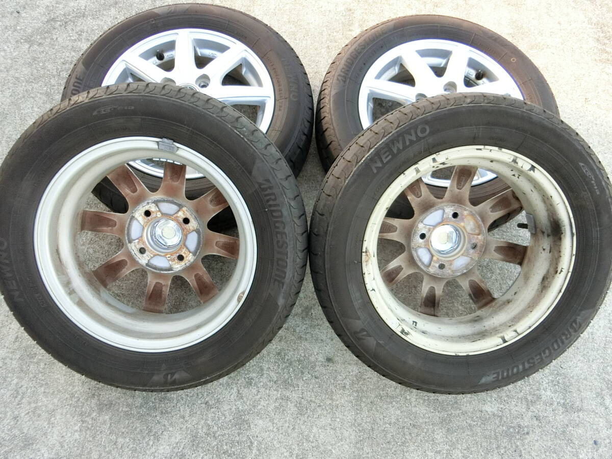 656 ARREEST 13インチ アルミホイール 4穴 13×4.0B +43 4本セット 155/65R13 アルトラパン 外し(ラジアルタイヤ)｜売買されたオークション情報、yahooの ...