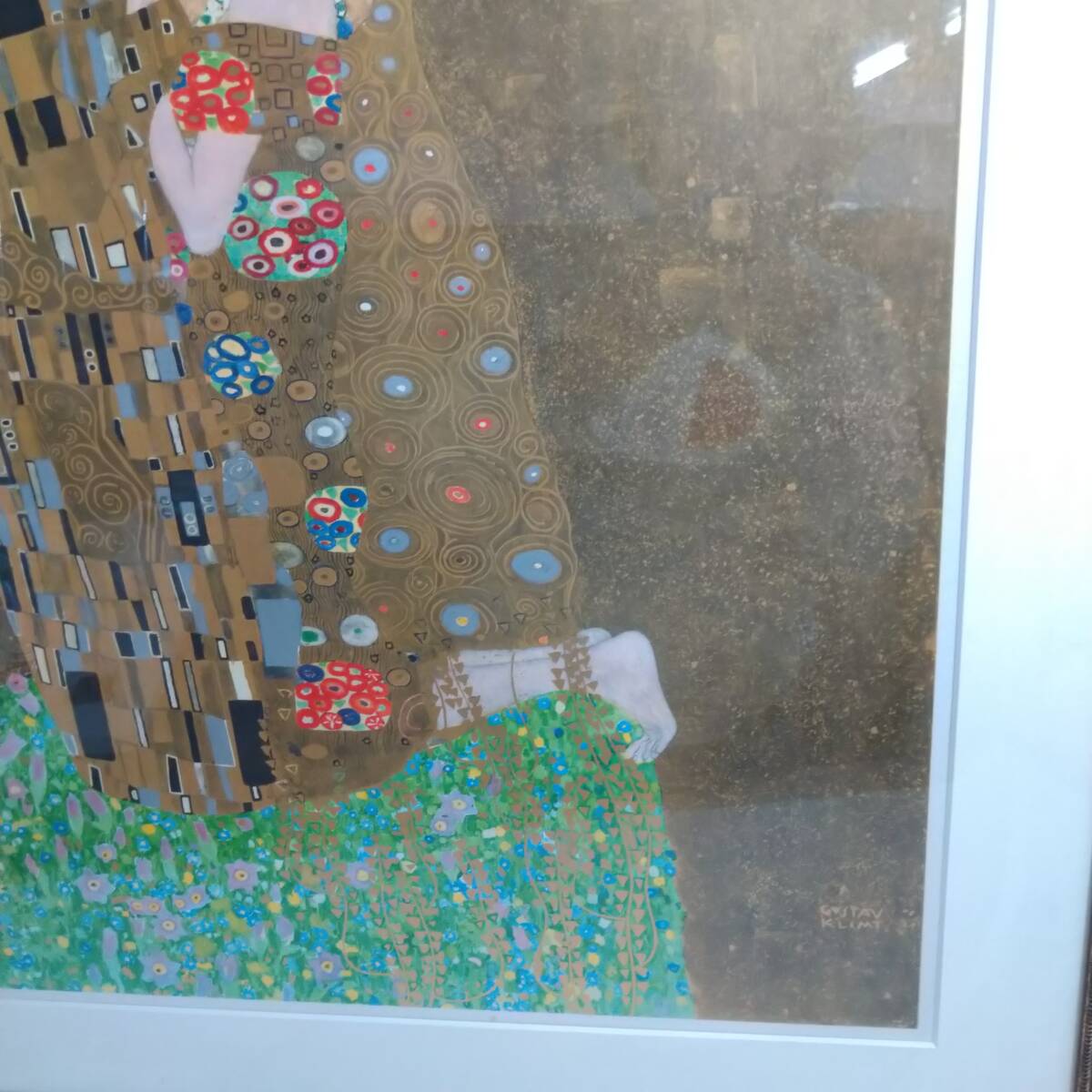 希少】Gustav Klimt グスタフ クリムト『接吻』 絵画 キス【美術 希少】Gustav Klimt グスタフ クリムト『接吻』 絵画 キス【美術