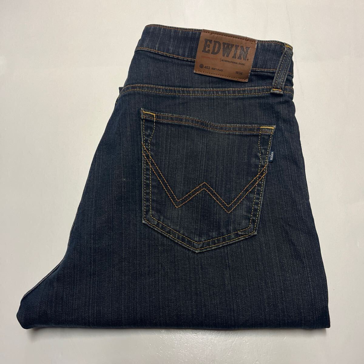 Yahoo!オークション - EDWIN エドウィン S403 ソフトフレックス ストレ...