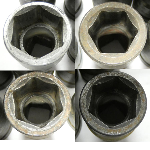 Yahoo!オークション - ＃インパクトレンチ 25.4sq ソケット 12個セット...