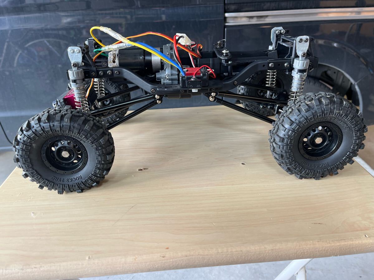 Yahoo!オークション - CC02 魔改造 シャーシ タミヤ ラジコン 4WD TAMI...