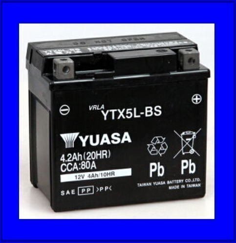 Yahoo!オークション - 《液入充電済》 台湾ユアサ YTX5L-BS 互換GTX5L-...